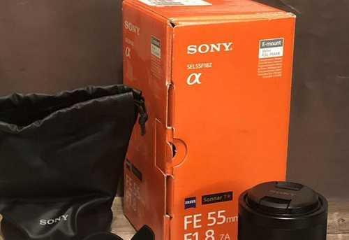 Объектив Sony FE 55mm f1.8