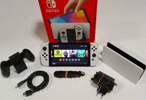 Nintendo Switch oled + 60 Игр