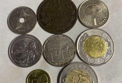 Наборы иностранных монет по одной цене