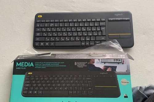 Беспроводная клавиатура logitech k 400 plus