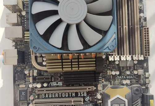 Связка asus sabertooth x58/i7 960 lga 1366