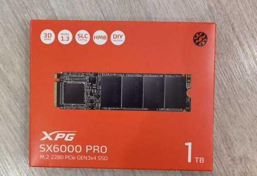 Новый SSD M2 NVMe 1TB adata XPG SX6000 PRO
