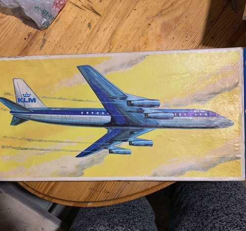 Модель самолета DC-8 PlasticArt ГДР