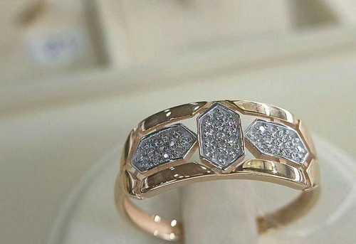 Золотое кольцо 585 пробы Новое золото (Ладо)