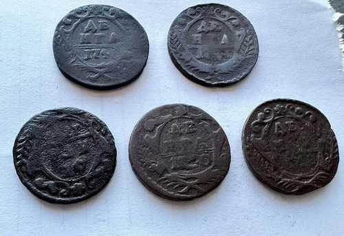 Монеты Елизаветы Петровны 1741-1761