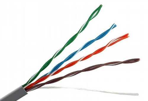 Кабель UTP 4PR 24AWG CAT5e (медная жила)