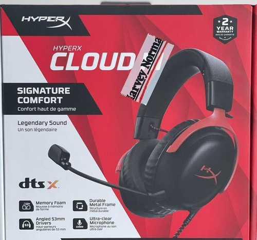 Игровые наушники hyperx cloud 3