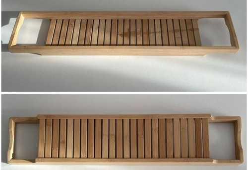 Полка для ванной IKEA оригинал бамбук
