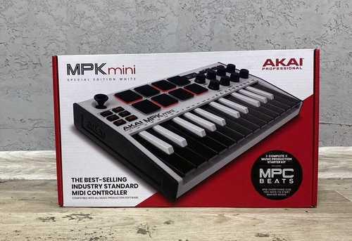 Midi-клавиатура Akai MPK Mini MK3 (белая)