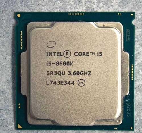 Процессор Intel Core i5-8600K 3.6Ghz 6C/6T LGA 1151v2