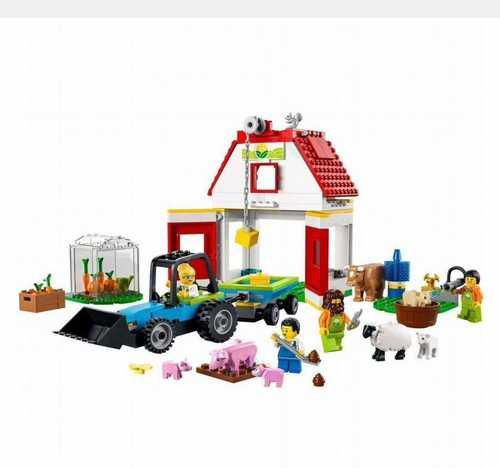 Lego City 60346 Ферма и амбар с животными