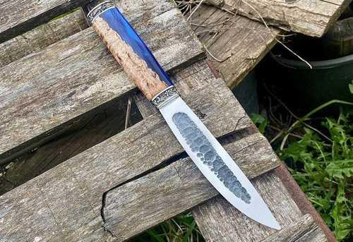 Якутский нож с художественным литьём х12мф