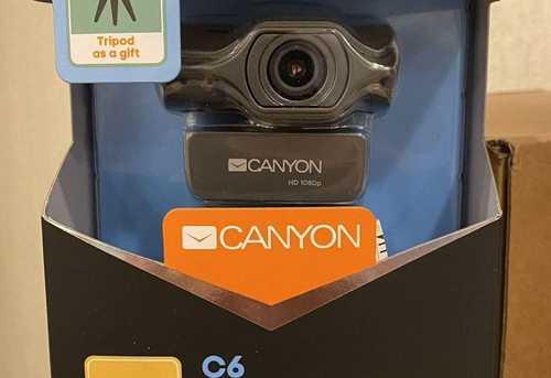 Web-камера Canyon C6 со штативом 2K Quad HD