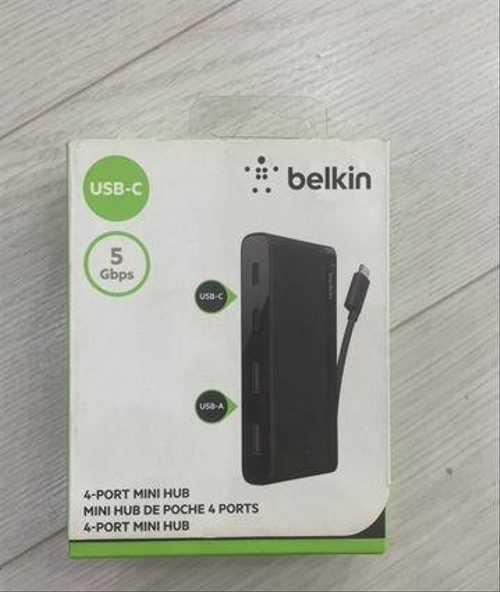 USB-разветвитель Belkin Mini Hub (F4U090btBLK)