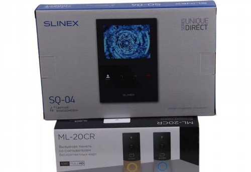 Видеодомофон с вызывной панелью slinex