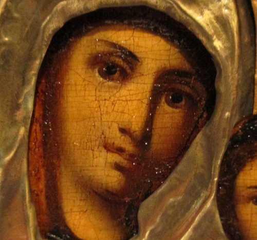 Икона Казанская Богородица. Лики как Живые