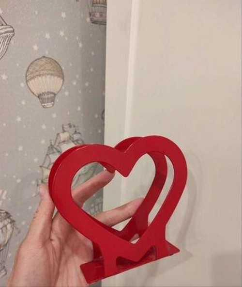 Салфетница IKEA подставка сердце