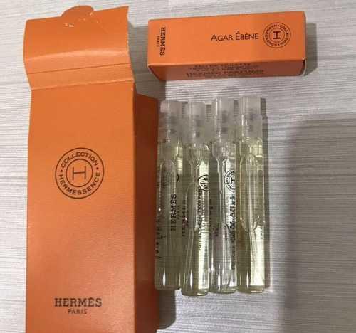 Hermes пробники vetiver tonca, cedre sambac