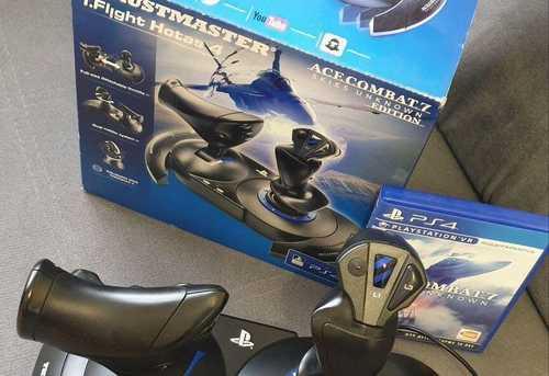 Джойстик ps4 для авиасимуляторов Thrustmaster