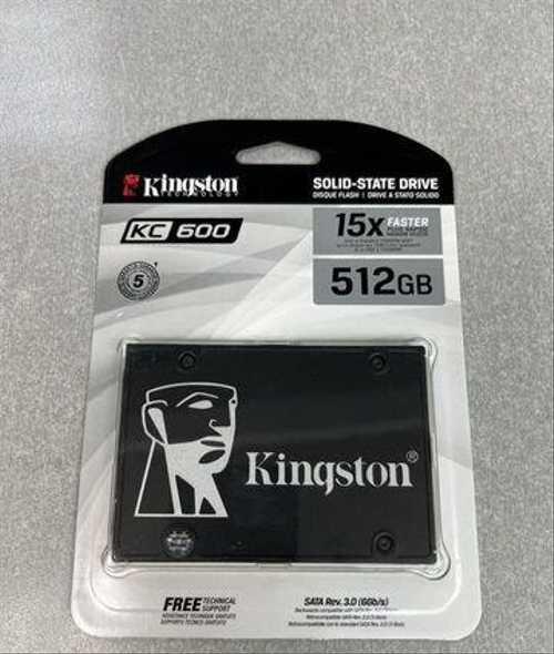 SSD Kingston KC600 512Gb новый