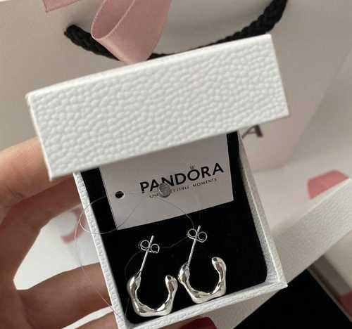 Серьги Pandora Изящный минимализм