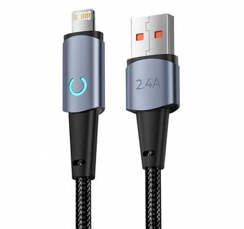 Кабель Deppa Moon USB - Lightning 1,2м, серый