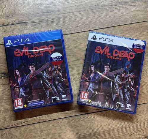 Диск Evil dead the game ps4 / ps5 новый