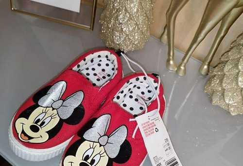 Слипоны для девочки h m 26 disney mini mouse