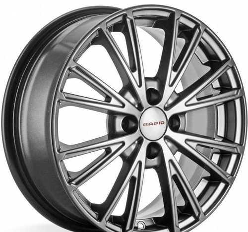 R16 4x100 6J ET37 D60,1 Rapid Меандр-ориг, (кс879) дарк платинум