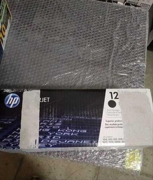 HP Q2612A (12A) картридж черный (дефект коробки)