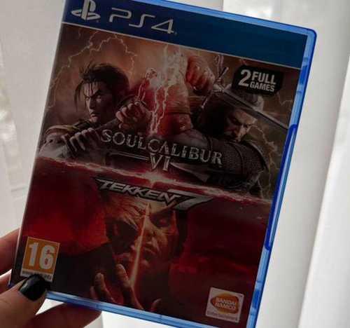 Диски на ps4 tekken 7 and soul calibur 6