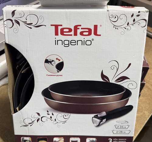 Набор сковородок Tefal Ingenio Red 04154820 3 пр