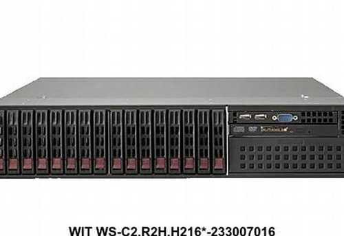 Сервер Supermicro WIT WS-C2.R2H.H216-233007016
