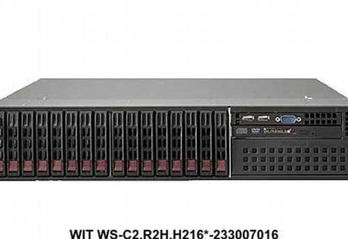 Сервер Supermicro WIT WS-C2.R2H.H216-233007016