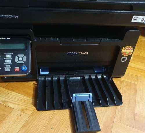 Принтер лазерный мфу с wifi Pantum M6550NW