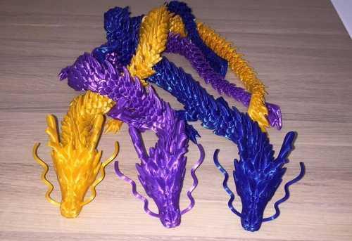 Подвижная игрушка дракон articulated dragon 45см