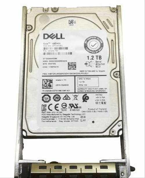 Жесткий диск Dell 1.2Tb 0G2G54 G2G54 SAS 2,5