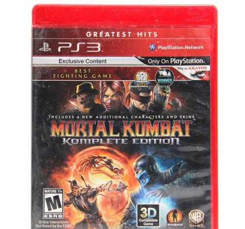 Mortal Kombat Komplete Edition (PS3, Greatest Hit