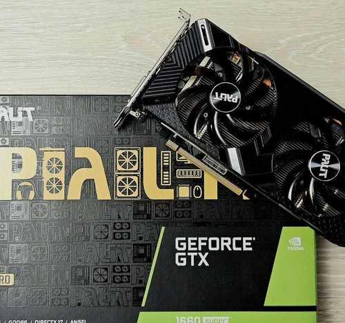 Palit Gaming PRO GTX 1660 Super, 6Gb, комплект