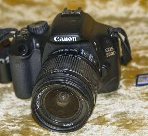 Canon 550 d полный комплект