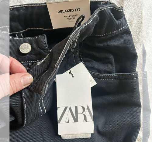 Джинсы широкие новые Zara 13-14 лет, 164