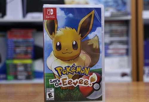 Pokemon Let's Go, Eevee switch, английская версия