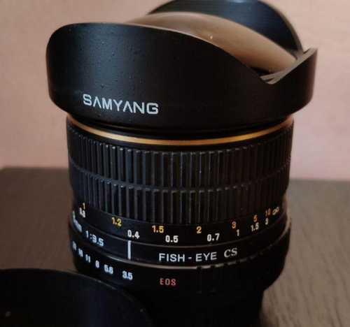 Объектив Samyang 8mm f/3.5 Fish-eye Canon