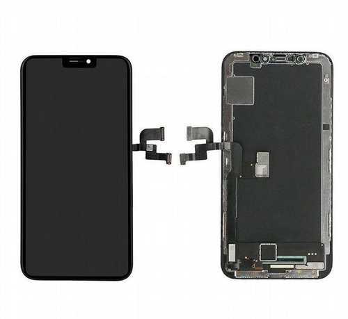 Дисплей для iPhone X в сборе с тачскрином (черный)