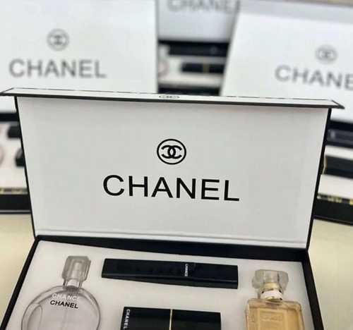 Набор chanel в продарок 5 предметов