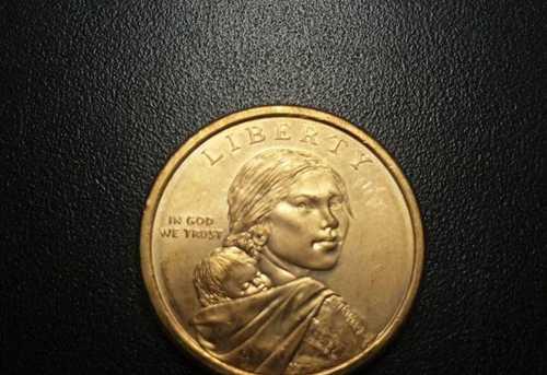 Монета 1доллар США 2012
