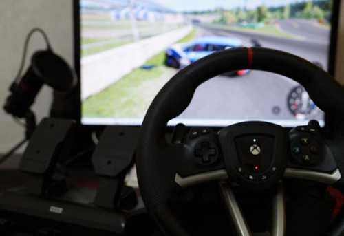 Игровой руль с педалями Hori Racing Wheel Owerdriv