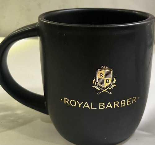 Кружка черная Royal barber