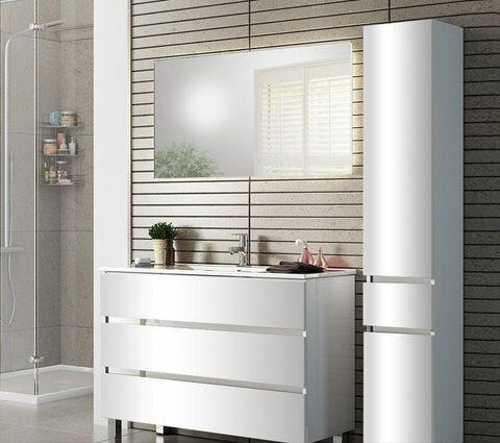 Мебель для ванной Sanvit Кубэ-3 100 белый глянец