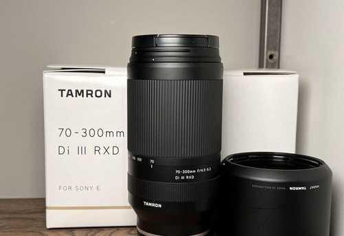 Tamron 70-300mm F/4.5-6.3 Di III RXD Sony E